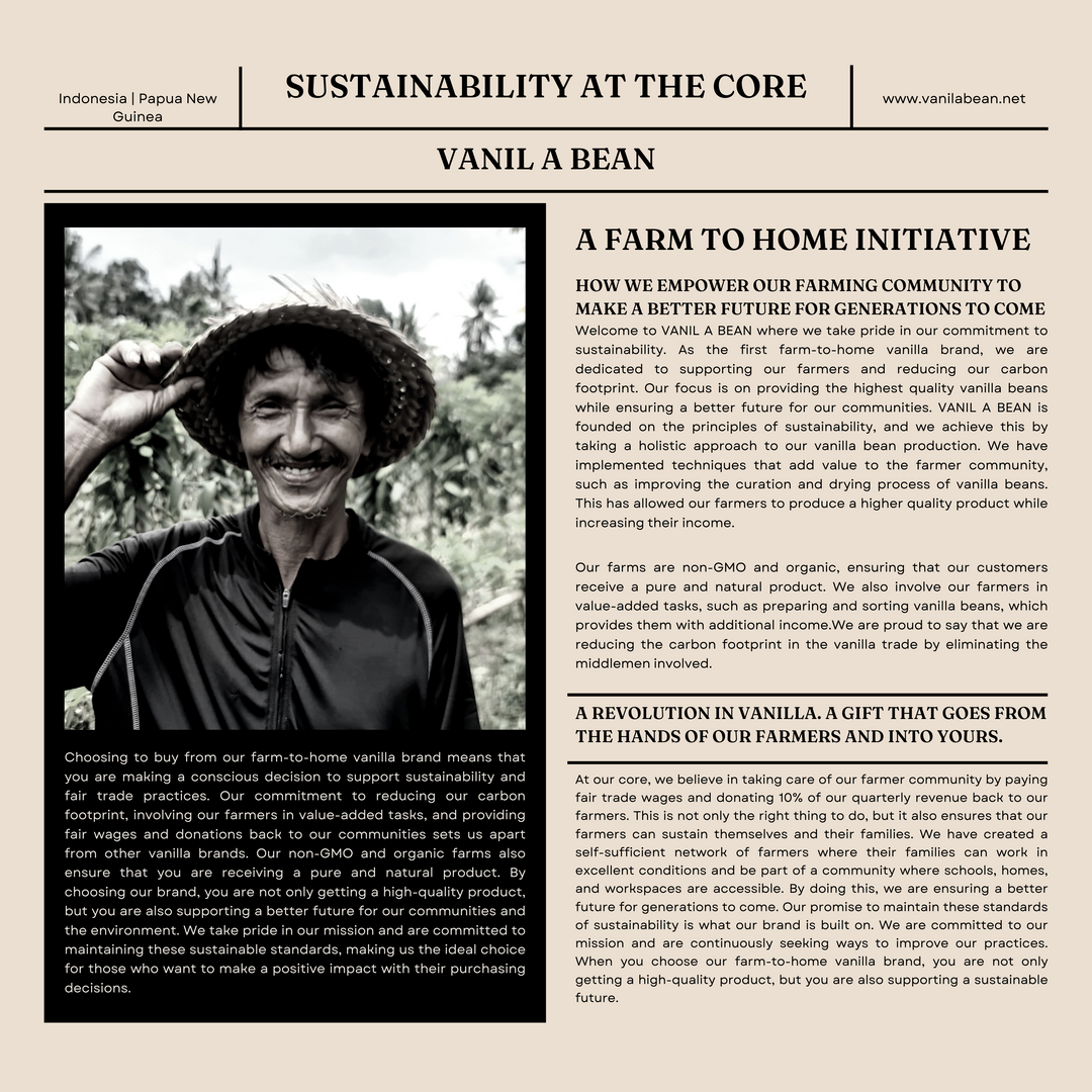 Join the Organic Revolution: Sustainable Vanilla Beans | VANIL A BEAN